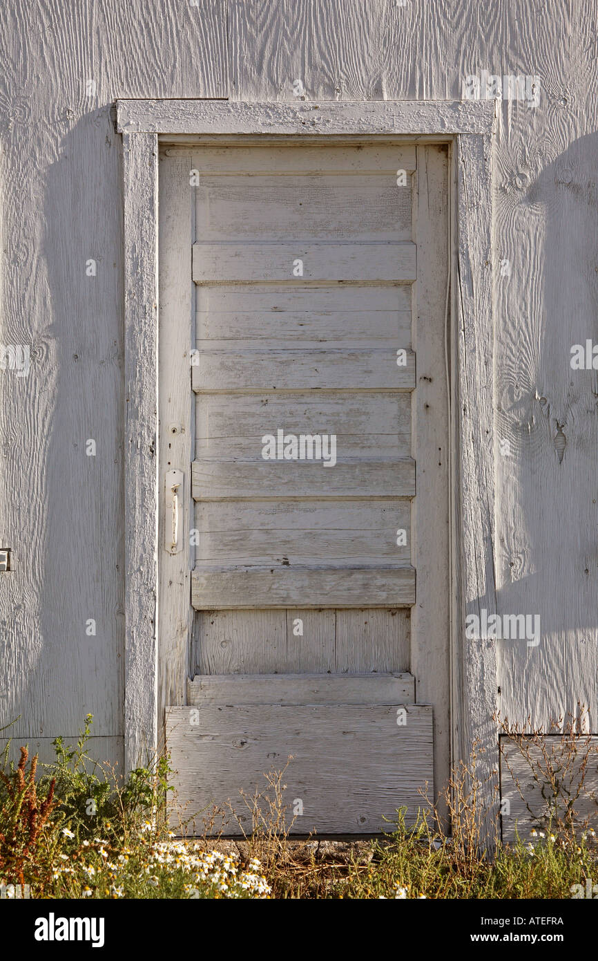 Door of old building in Tuxford in Saskatchewan Canada Stock Photo - Alamy