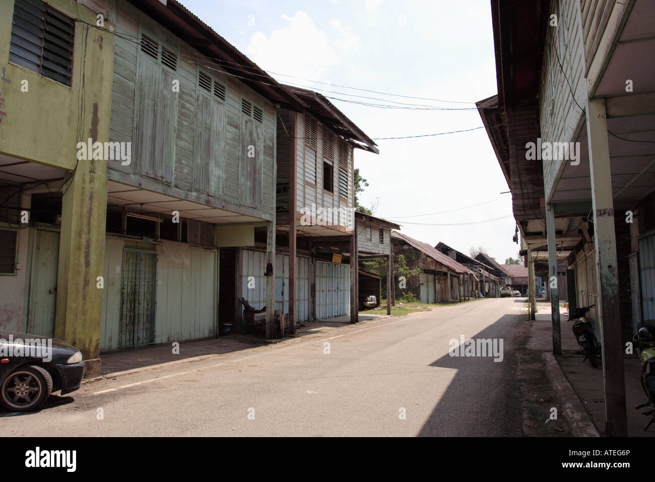 Small town of Malaysia Stock Photo - Alamy