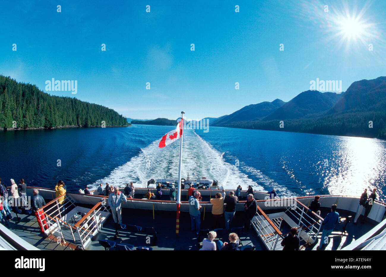 Fjord / Inside Passage Stock Photo - Alamy