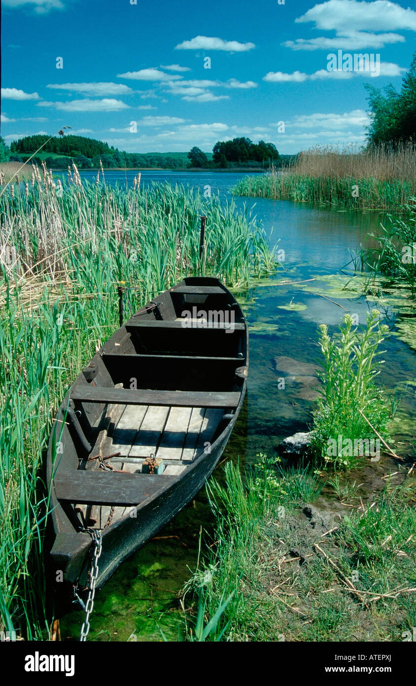 Rowing boat / Ruderboot am Seeufer Stock Photo - Alamy