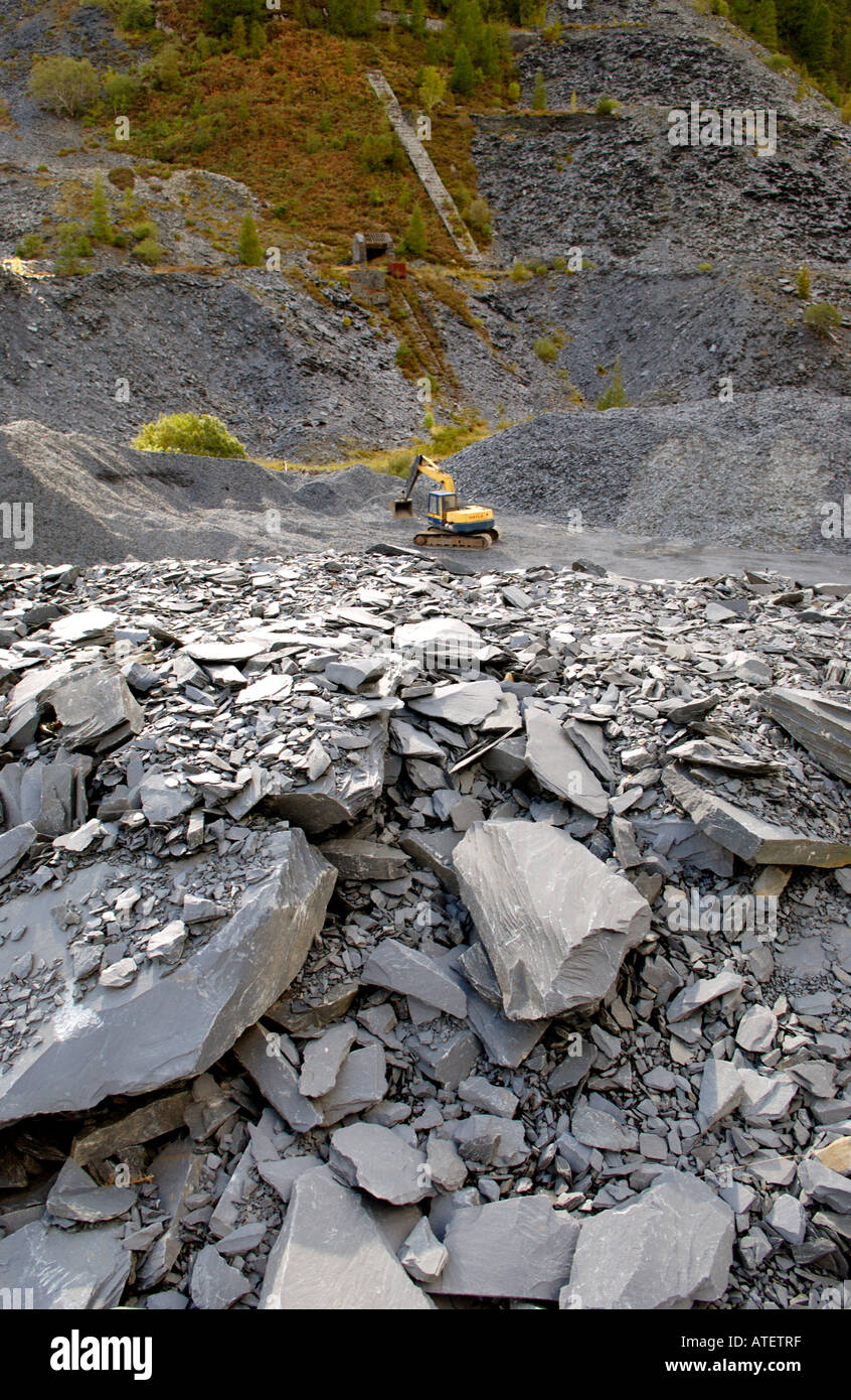 Aberllefenni Slate Quarry worked continuously from 16th century until ...