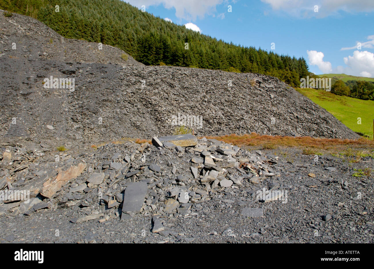 Aberllefenni Slate Quarry worked continuously from 16th century until ...