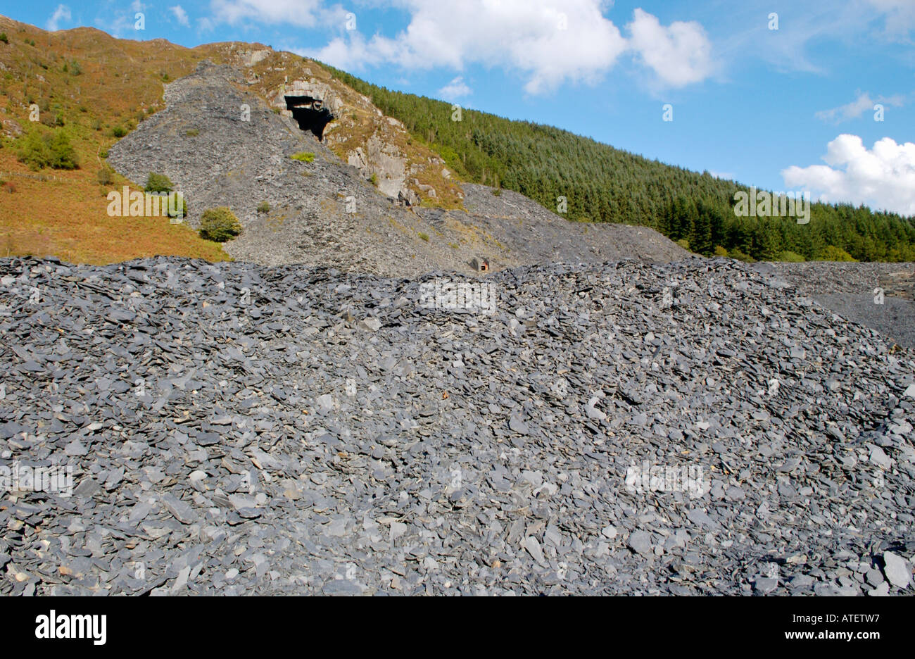 Aberllefenni Slate Quarry worked continuously from 16th century until ...