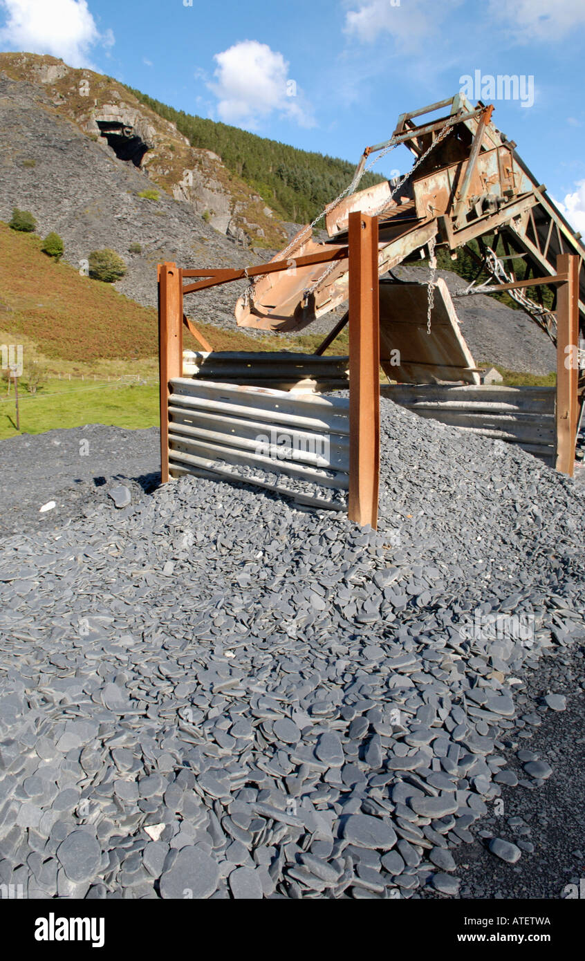 Aberllefenni Slate Quarry worked continuously from 16th century until ...