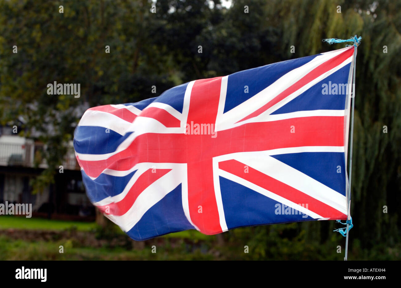 Fluttering Union Jack High Resolution Stock Photography and Images - Alamy