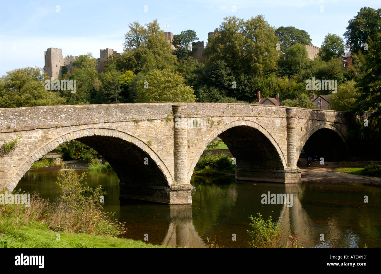 Bridge Ludlow Castle Architecture High Resolution Stock Photography and ...