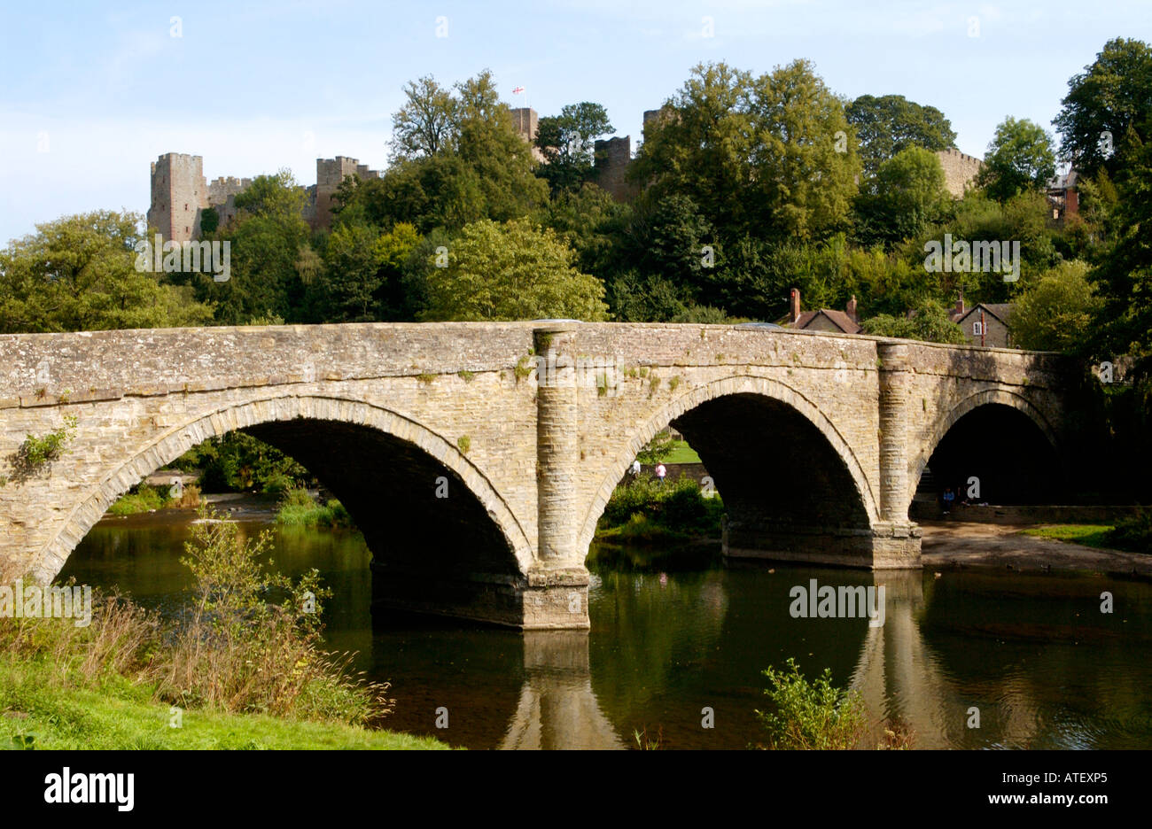 Bridge ludlow castle architecture hi-res stock photography and images ...