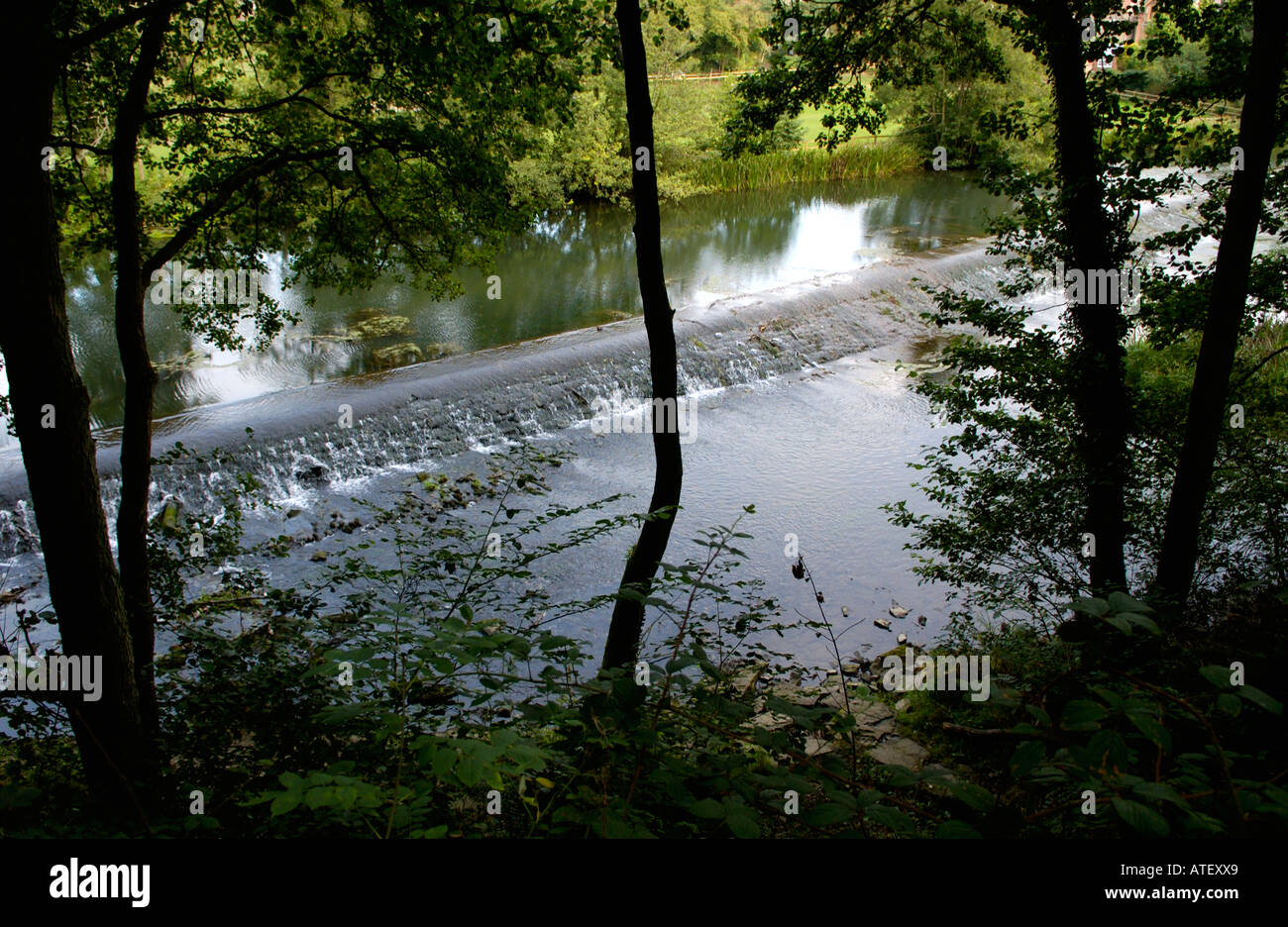 River Teme at Ludlow Shropshire England UK Stock Photo - Alamy