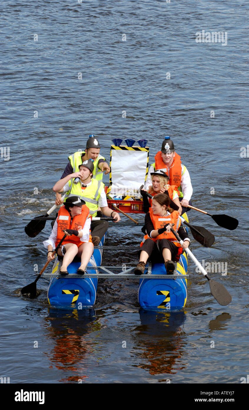 Homemade raft hi-res stock photography and images - Alamy
