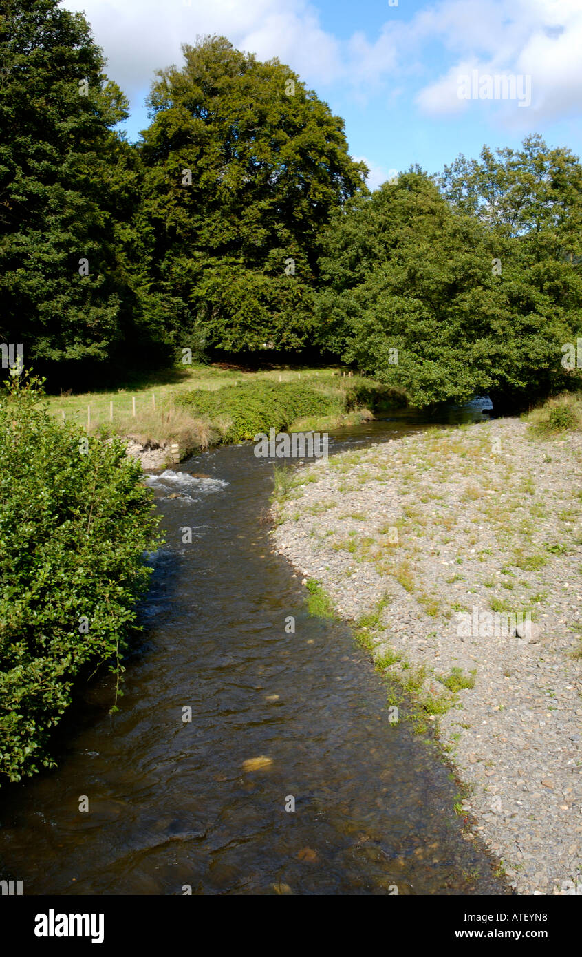 River Cothi at Pumpsaint Carmarthenshire West Wales UK Stock Photo - Alamy