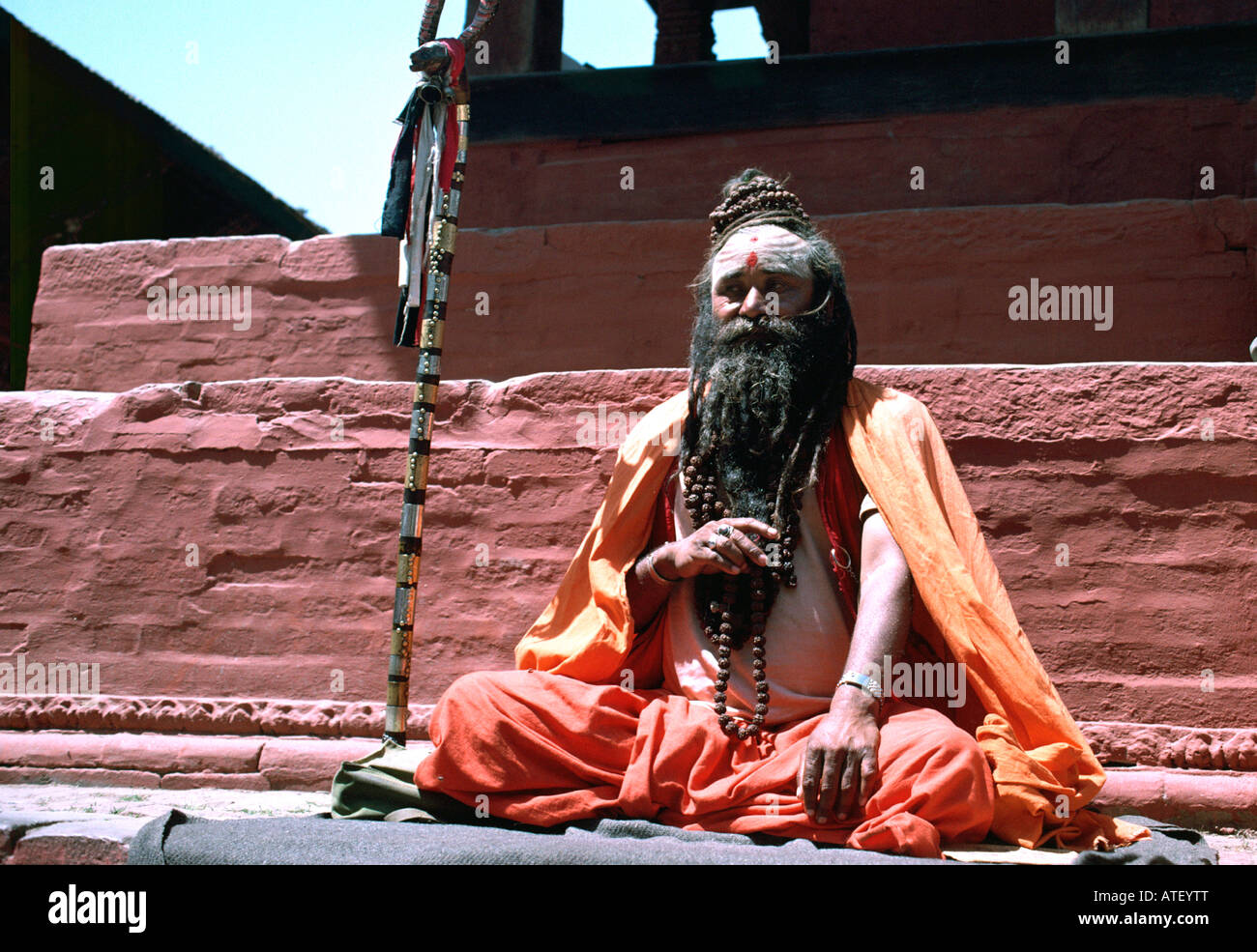 Yogi / Kathmandu Stock Photo - Alamy