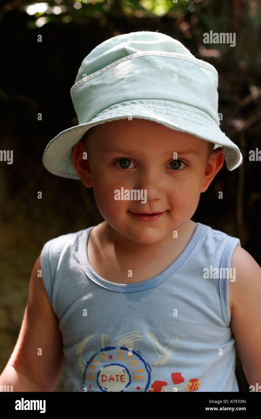Portrait of boy (6-7), smiling Stock Photo - Alamy