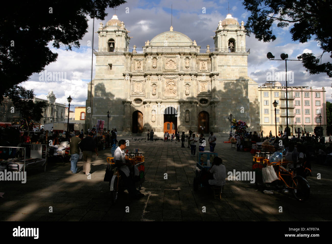 Zocalo Oaxaca Mexico The Zocalo Or Plaza In Oaxaca Mexico Stock Photo
