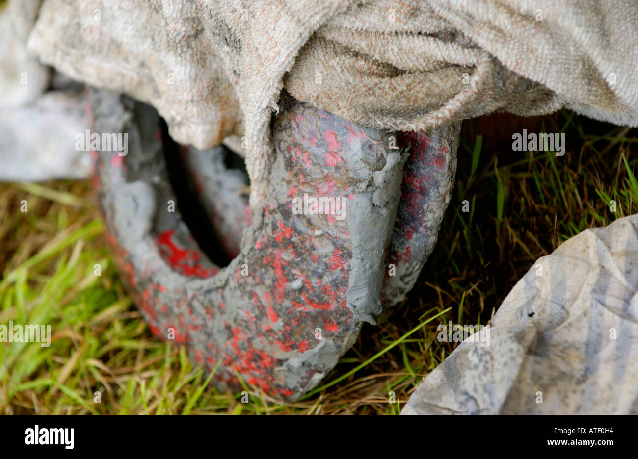 Quoits in the inaugural British Open Quoits Championship in village of ...