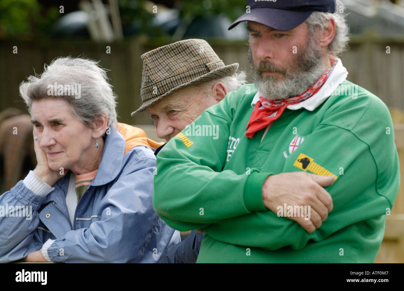 Spectators at the inaugural British Open Quoits Championship in village ...