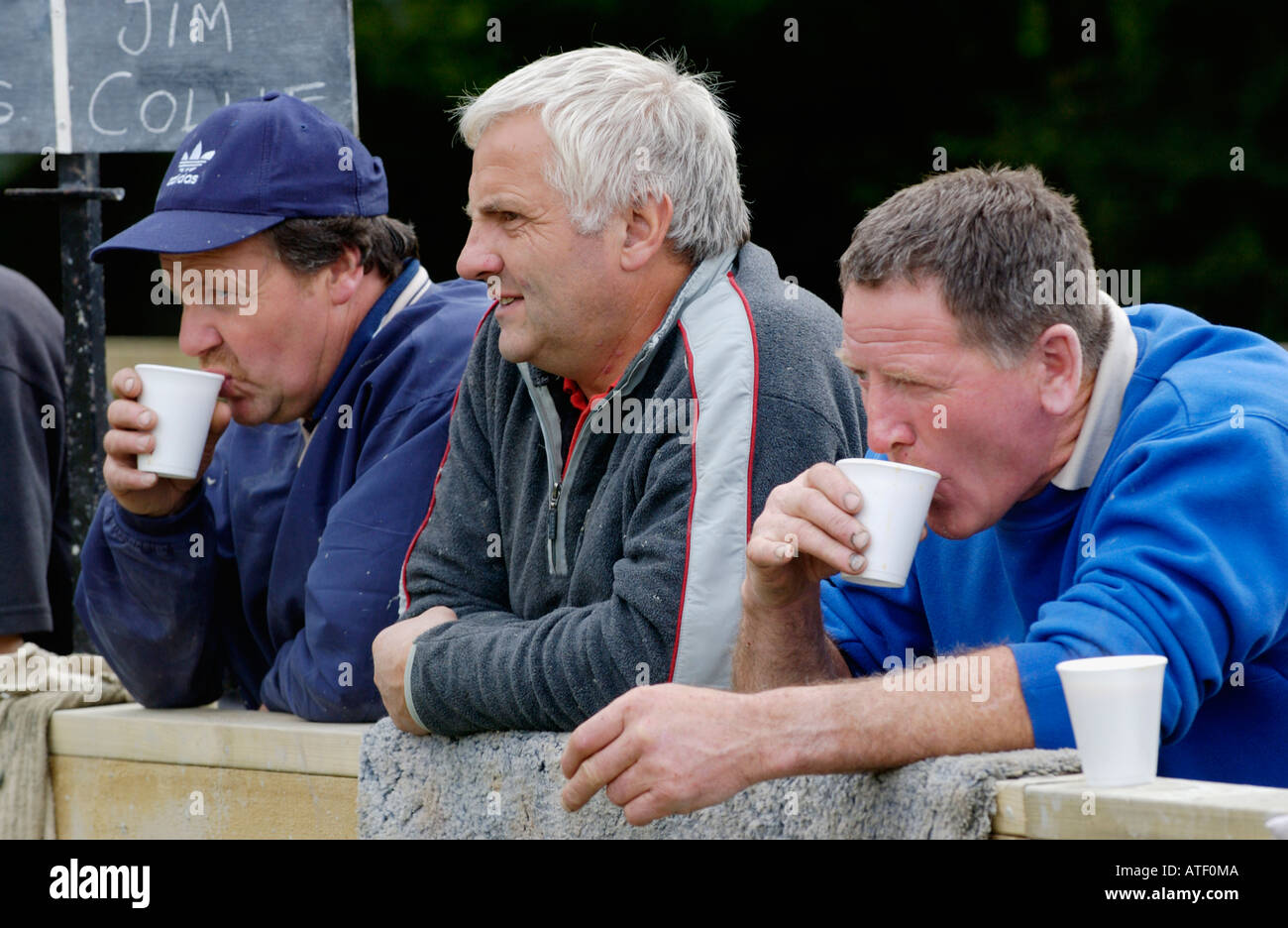 Spectators at the inaugural British Open Quoits Championship in village ...