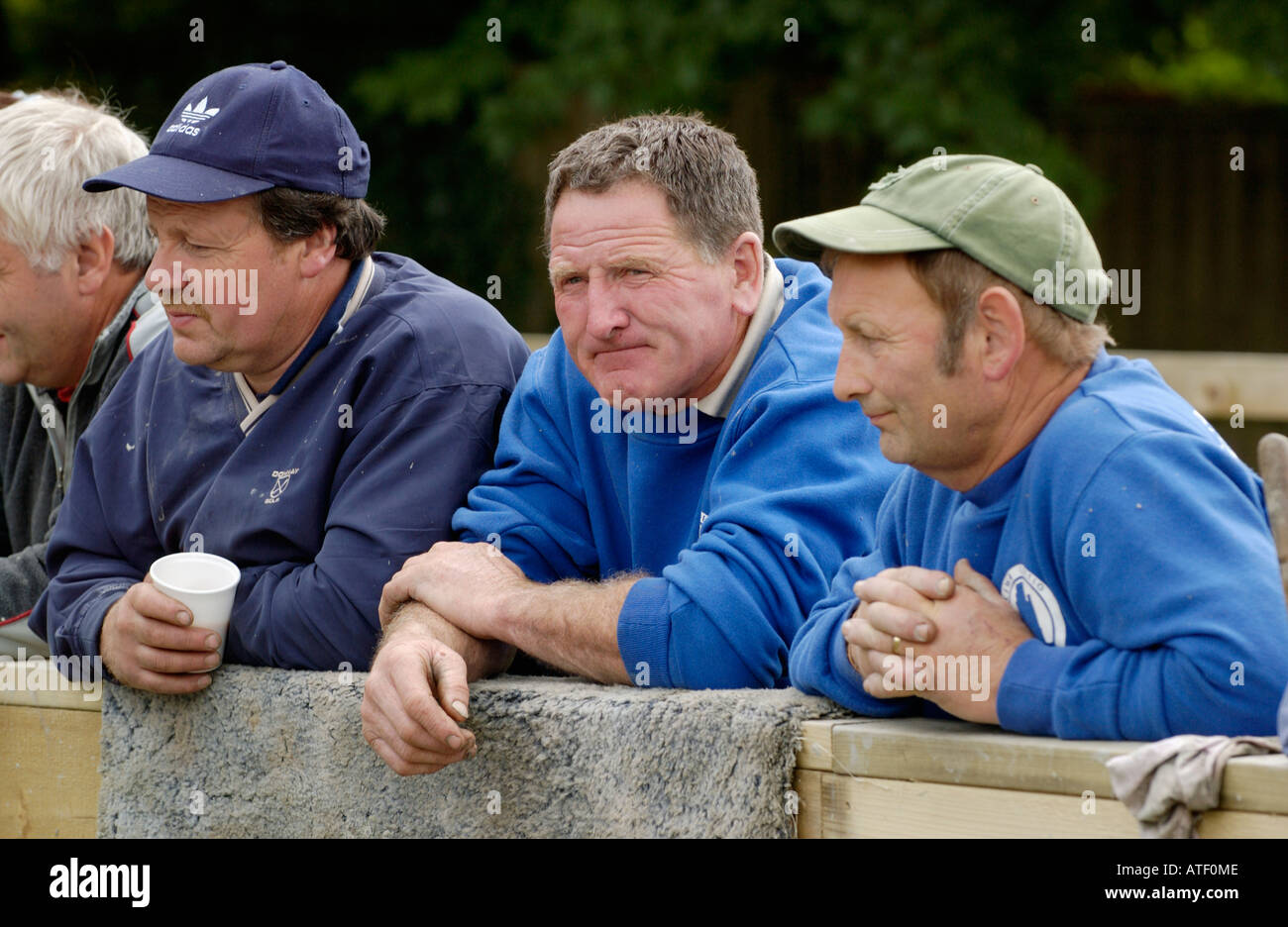 Spectators at the inaugural British Open Quoits Championship in village ...