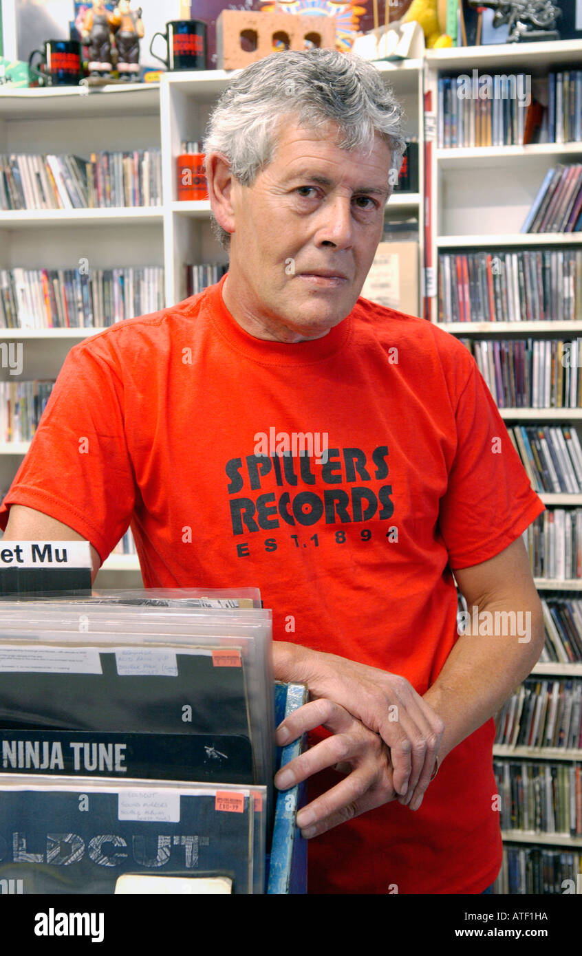 Nick Todd owner of Spillers Records the oldest record shop in the World ...