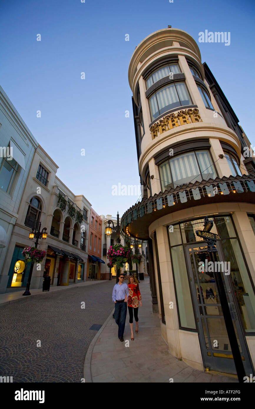 Via Rodeo, Rodeo Drive, Beverly Hills, Los Angeles, USA Stock Photo - Alamy