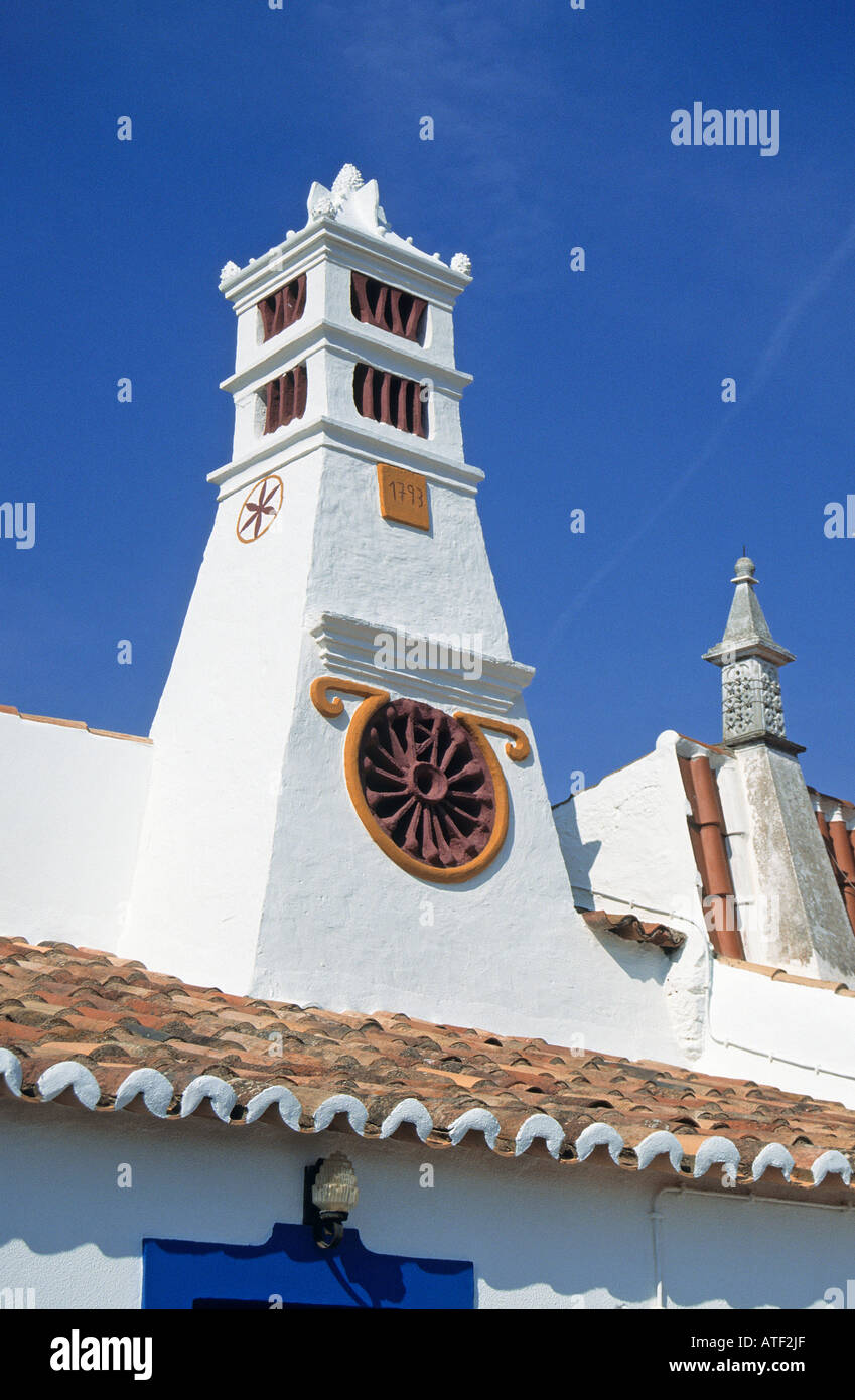 View of large Chimney at Porches Stock Photo - Alamy