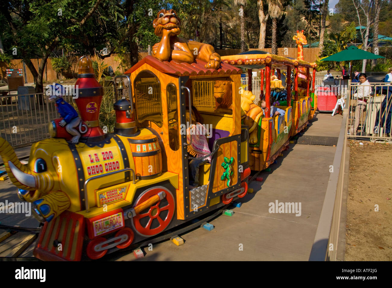 LA Zoo Choo Choo, Los Angeles Zoo, Griffith Park, Los Angeles, USA ...