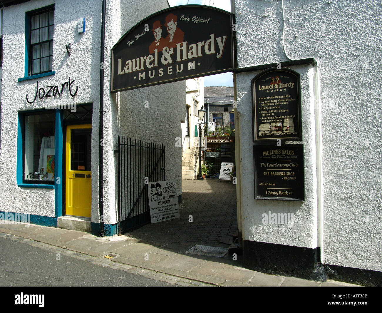 Laurel and Hardy Museum at Ulverston England UK 2004 Stock Photo - Alamy