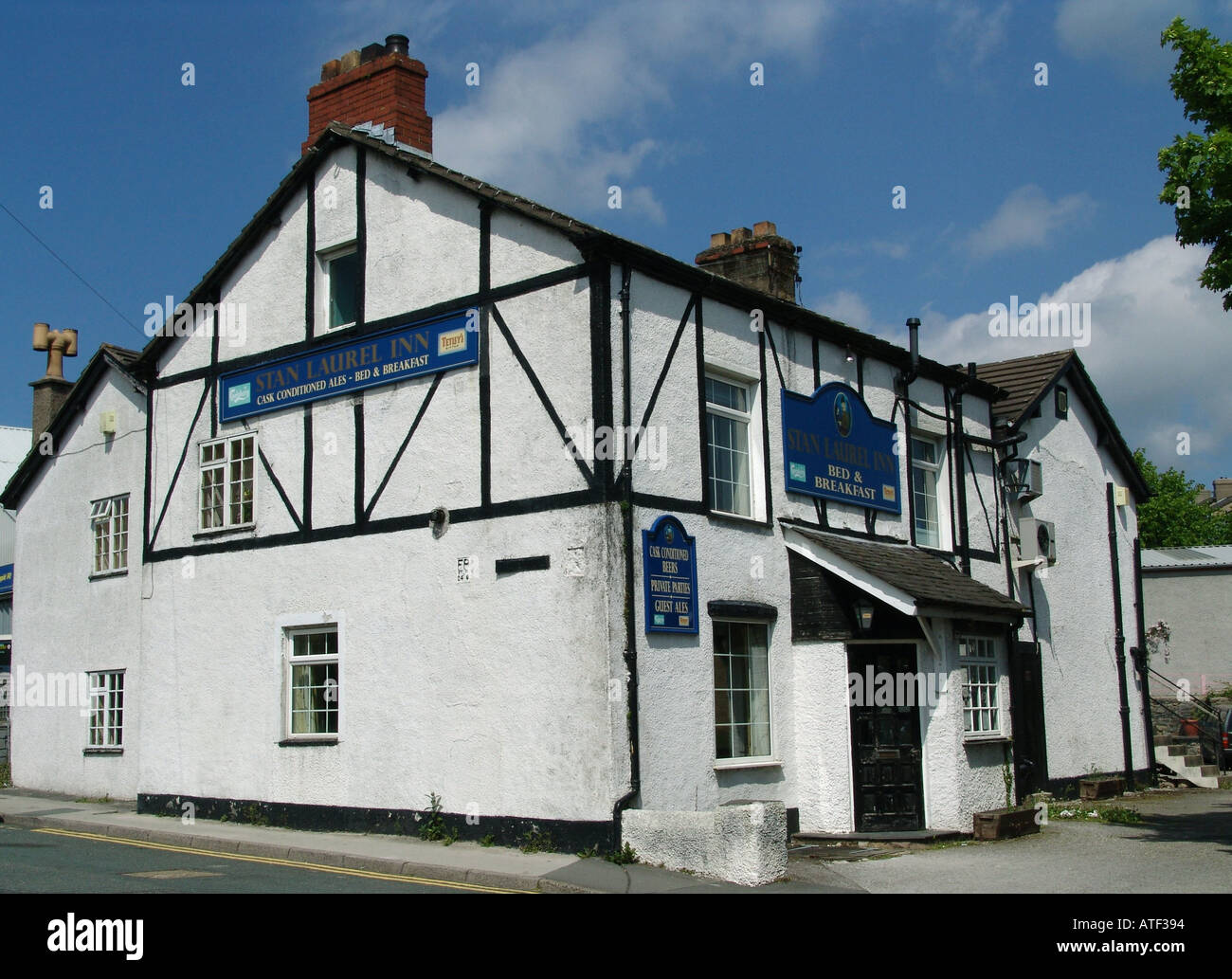 Stan Laurel Public House at Ulverston England UK 2004 Stock Photo - Alamy