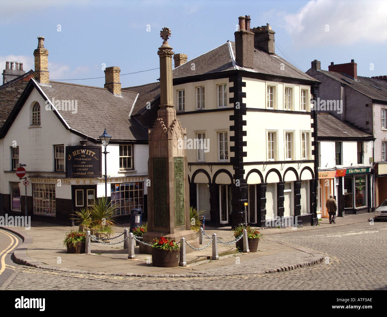 Market Place at Ulverston England UK 2004 Stock Photo - Alamy