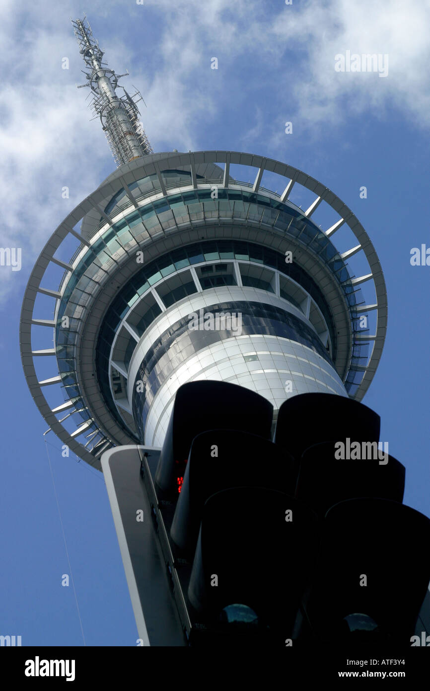 View of Sky Tower Auckland Stock Photo - Alamy
