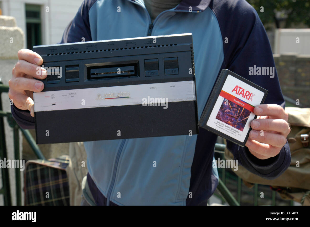 old Atari computer Stock Photo - Alamy