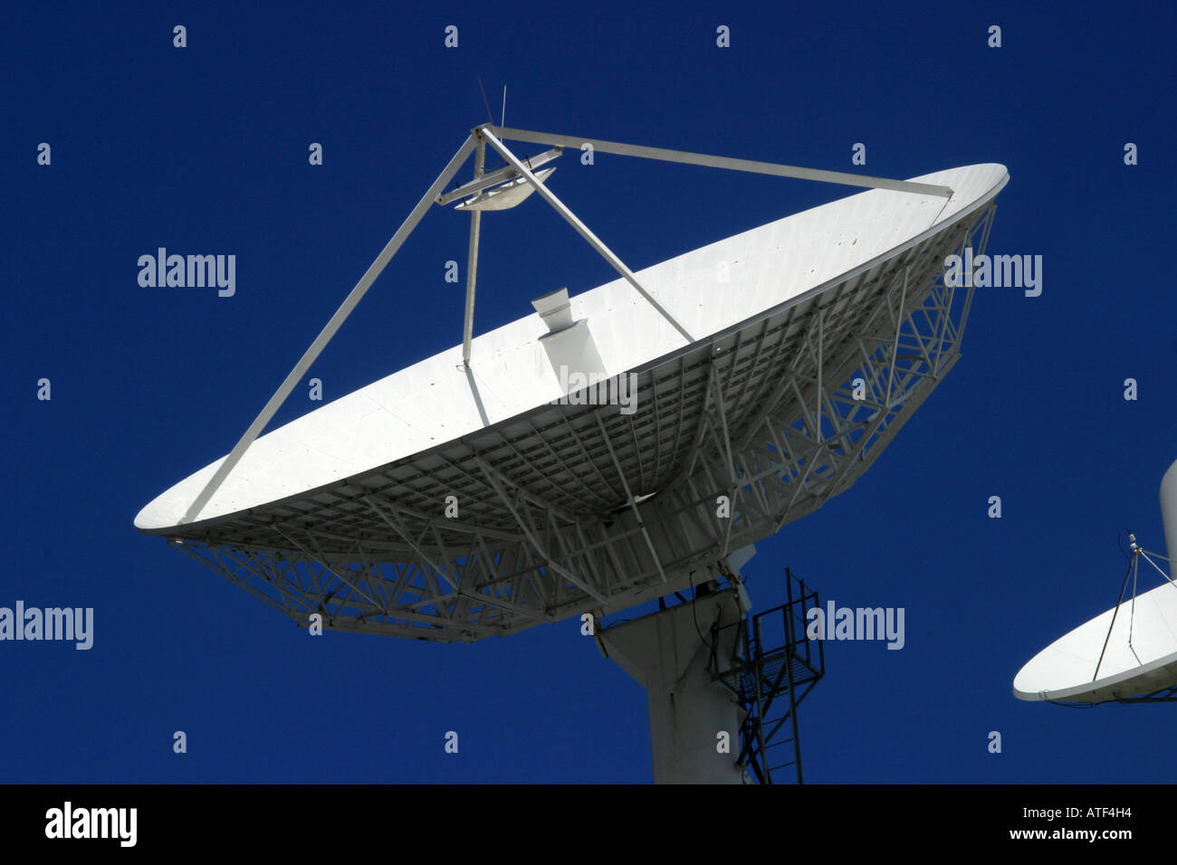 Roof top with Satalite dish Stock Photo - Alamy