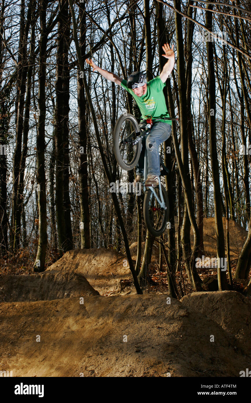 mtb dirt jump Stock Photo - Alamy