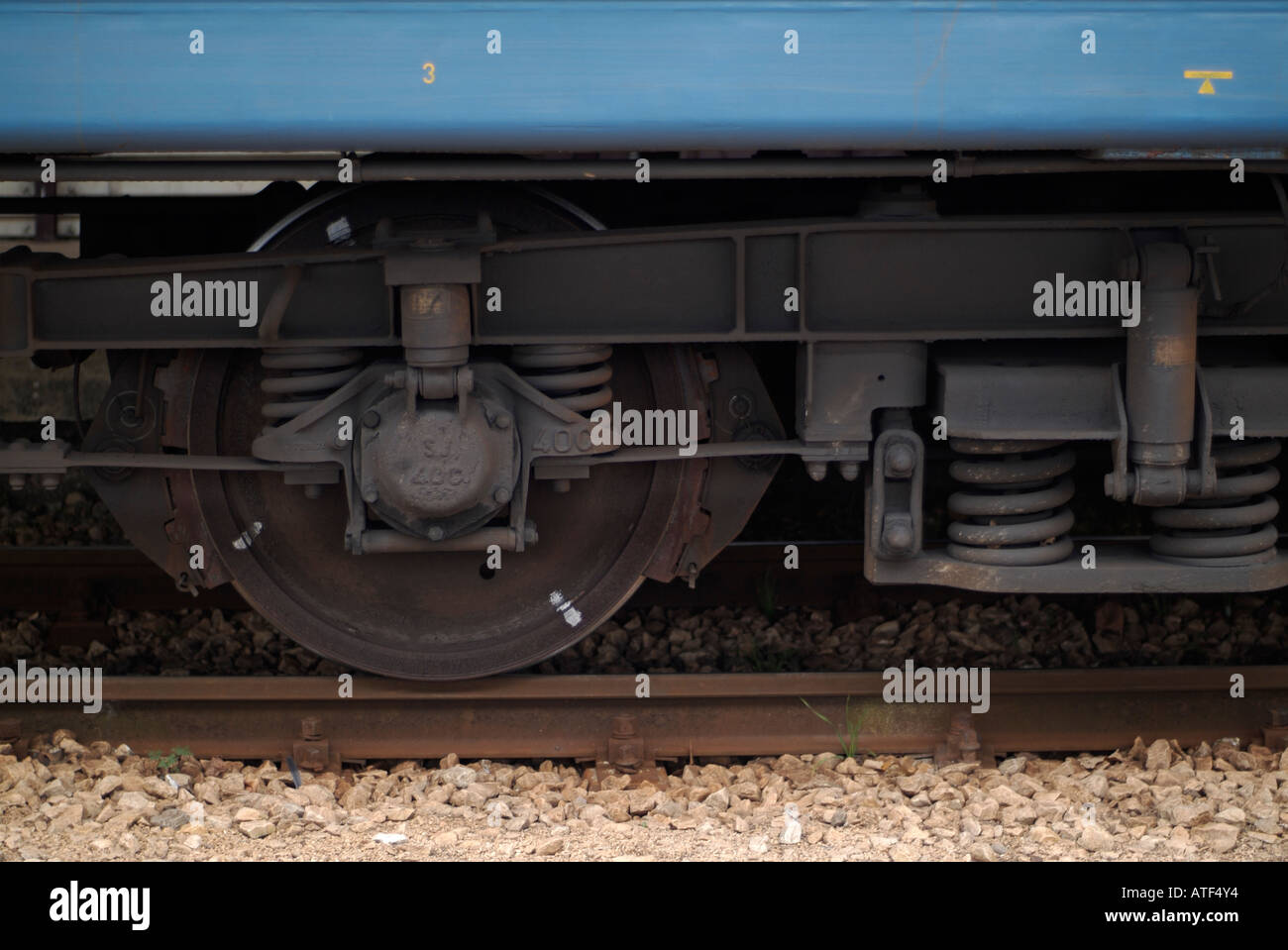 Railway carriage wheels hi-res stock photography and images - Alamy