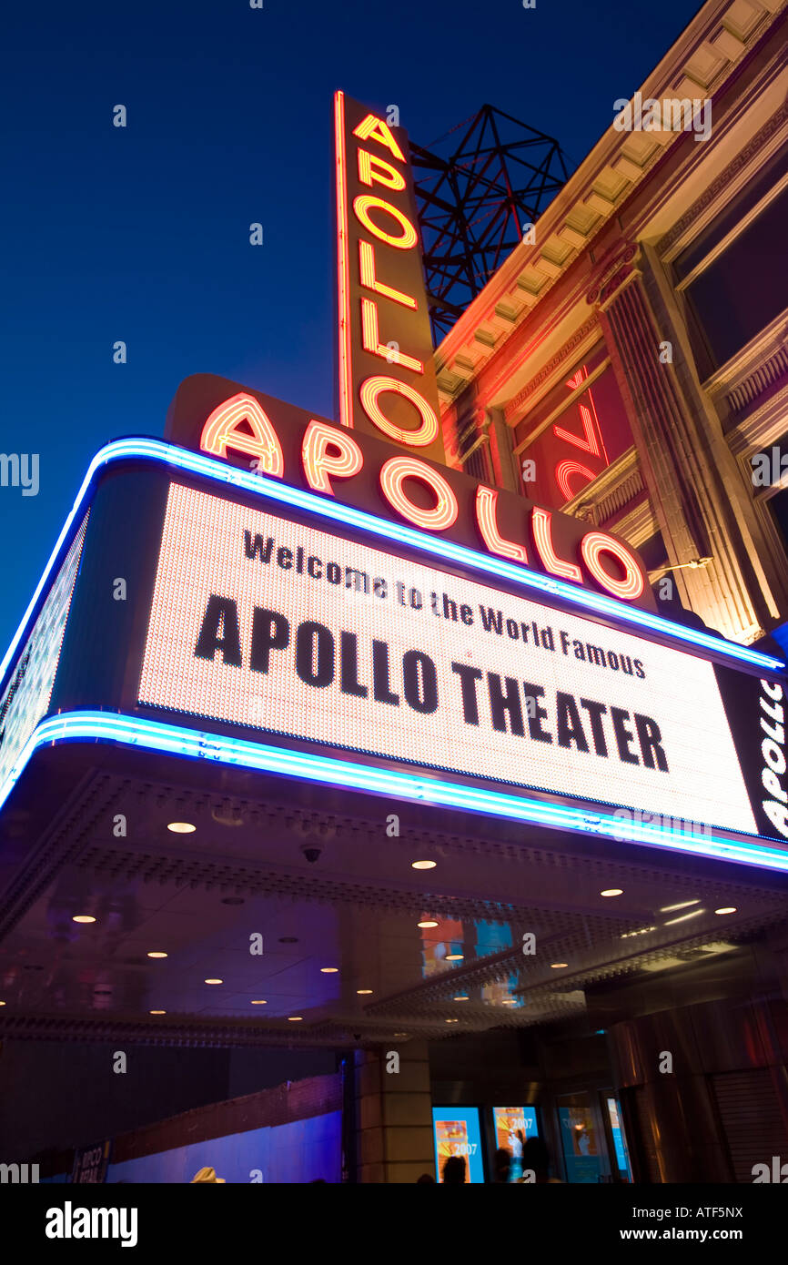 Apollo Theater, 125th Street, Harlem, Manhattan, New York Stock Photo ...