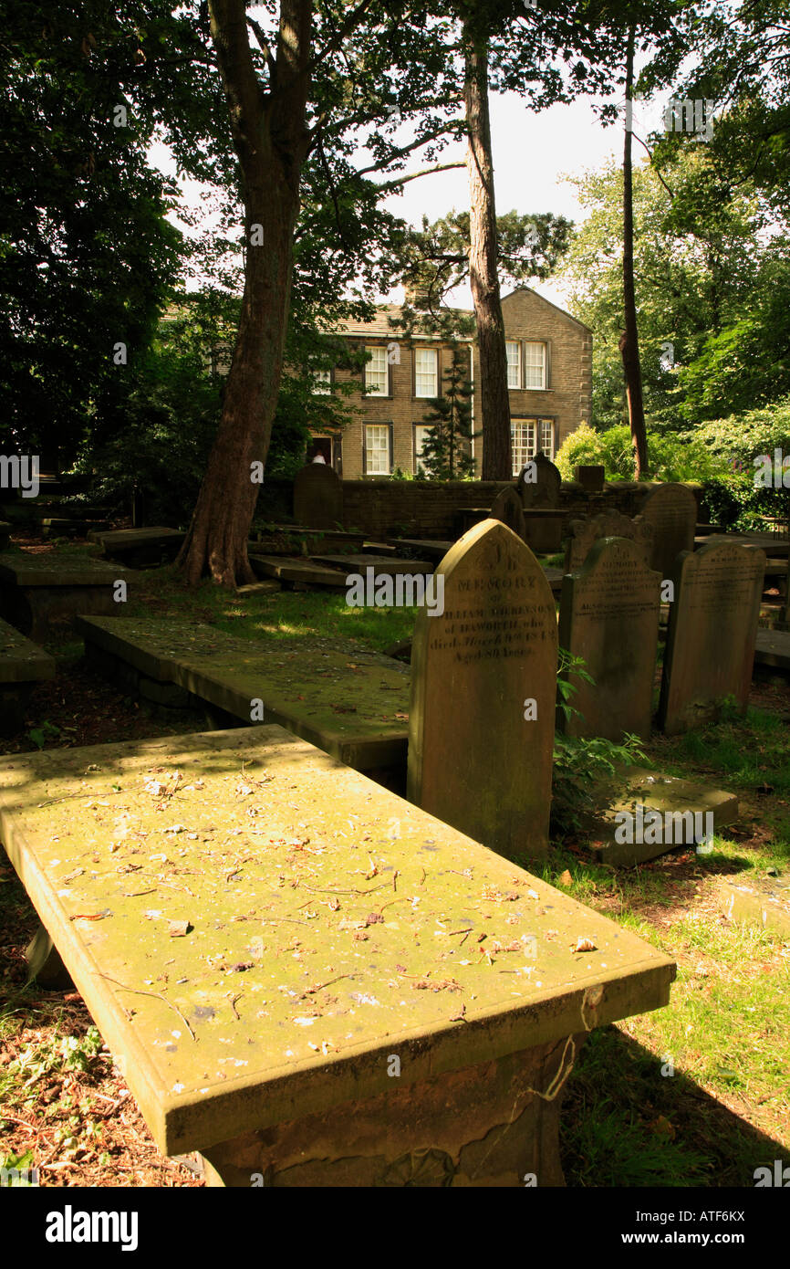 Haworth Cemetery and Bronte Parsonage Museum, Haworth, West Yorkshire ...
