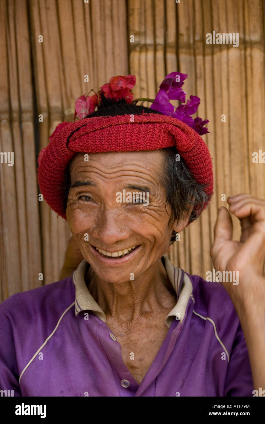 Portrait of a northern Thai Akha man Stock Photo - Alamy
