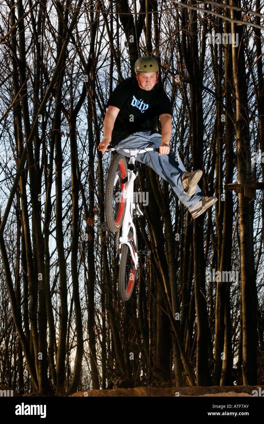 mtb dirt jump Stock Photo - Alamy