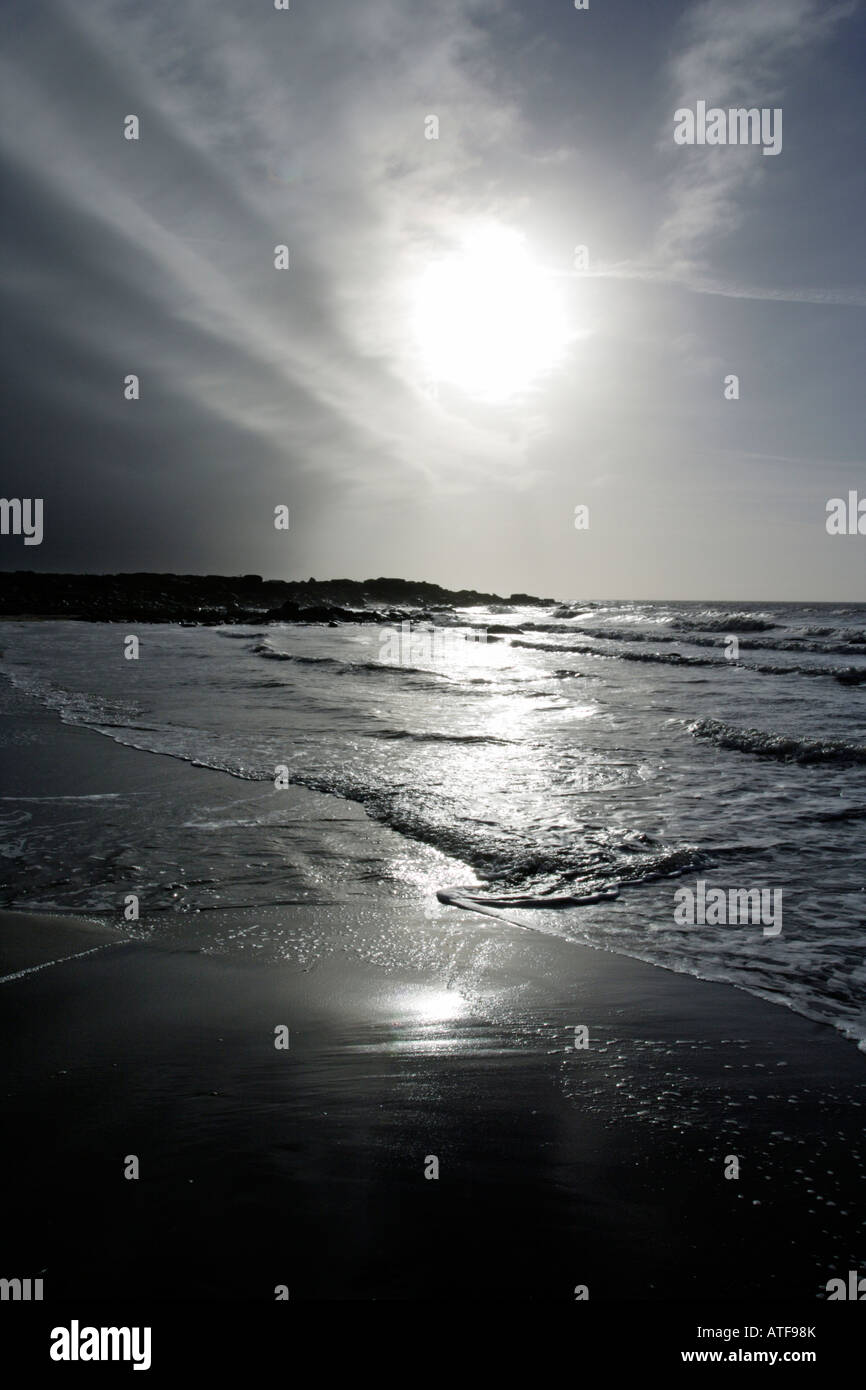 Magic light at the seashore Stock Photo - Alamy