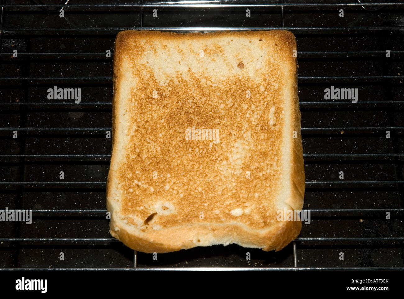 Toast on a grill Stock Photo - Alamy
