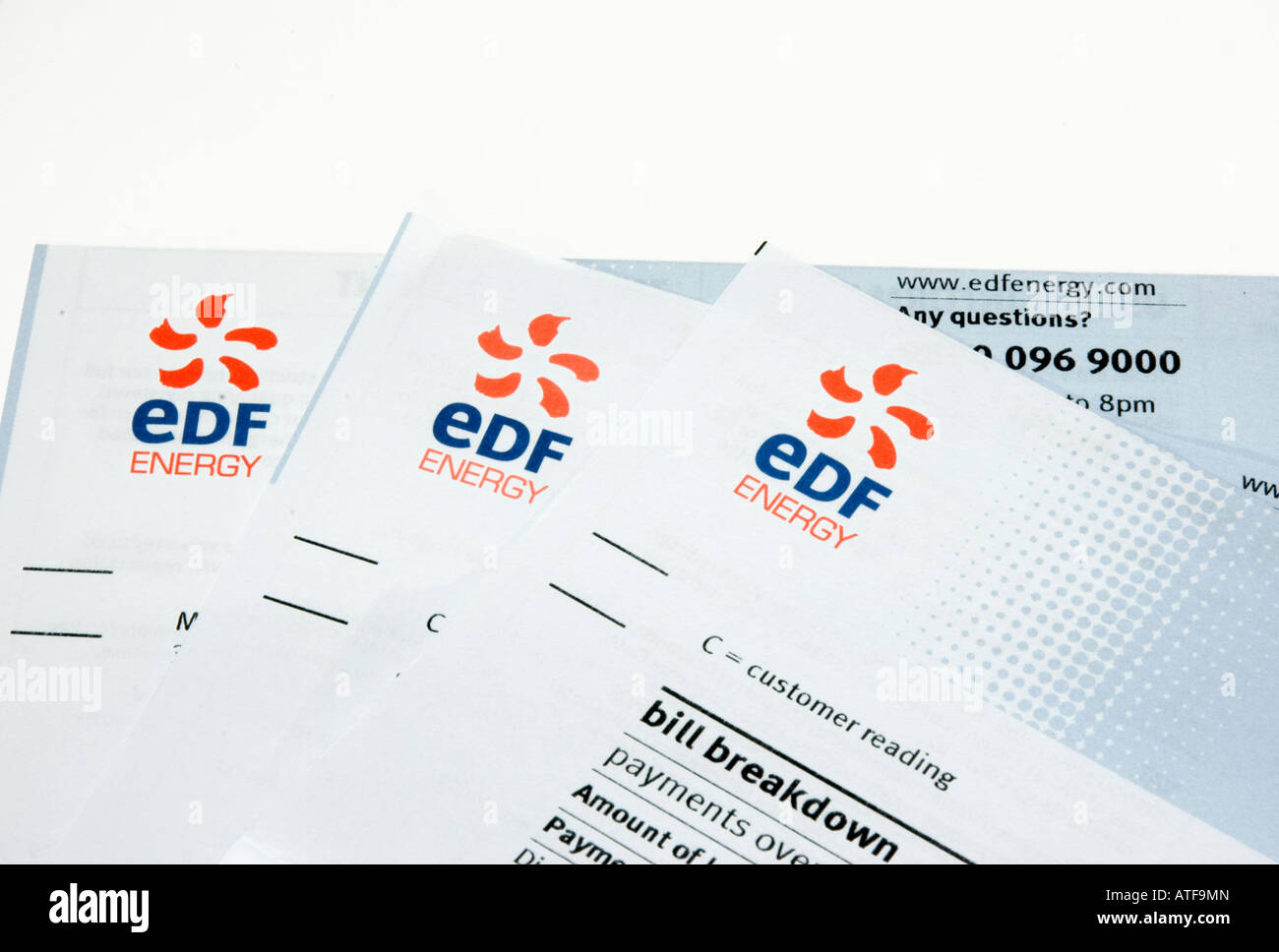 Edf energy bill hi-res stock photography and images - Alamy