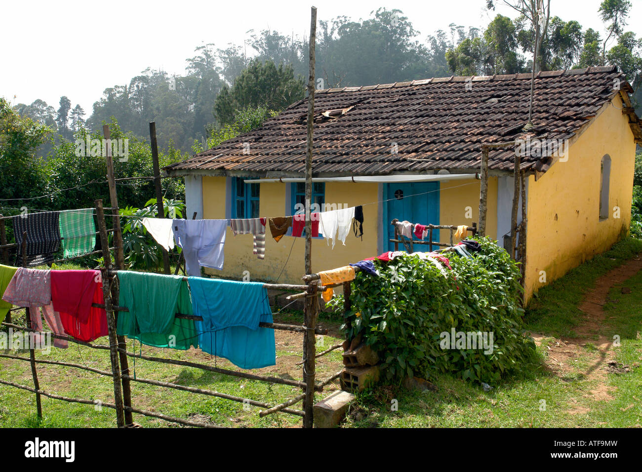 toda village house near ooty hill station south india Stock Photo - Alamy