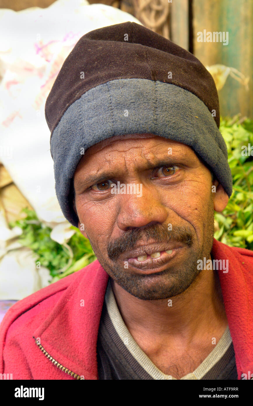 local indian market trader at ooty hill station south india Stock Photo ...