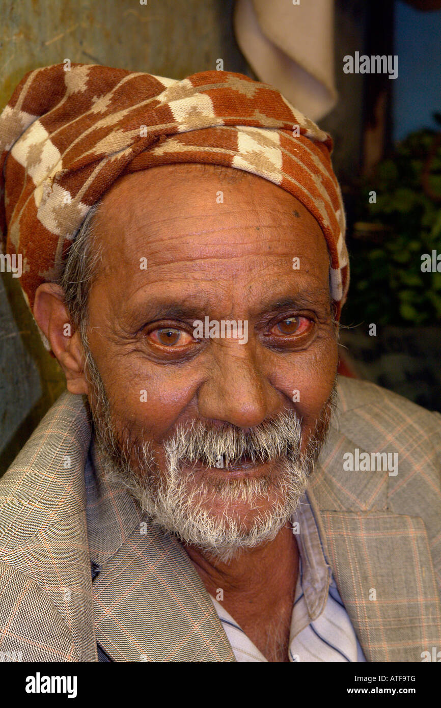indian man in local traditional dress at ooty village market hill ...