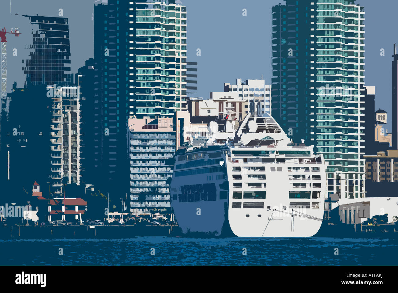 Harbor and cruise ship hi-res stock photography and images - Alamy