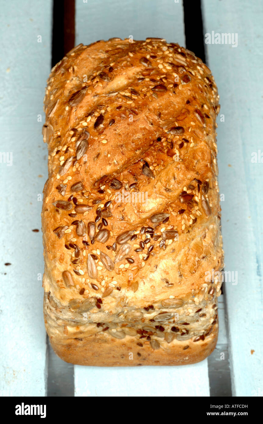 a rustic traditionally baked bread loaf Stock Photo - Alamy