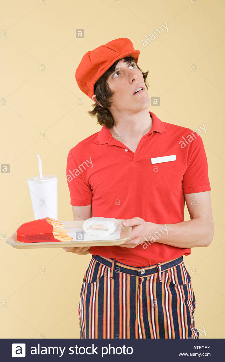 Fast Food Worker Stock Photos & Fast Food Worker Stock Images - Alamy