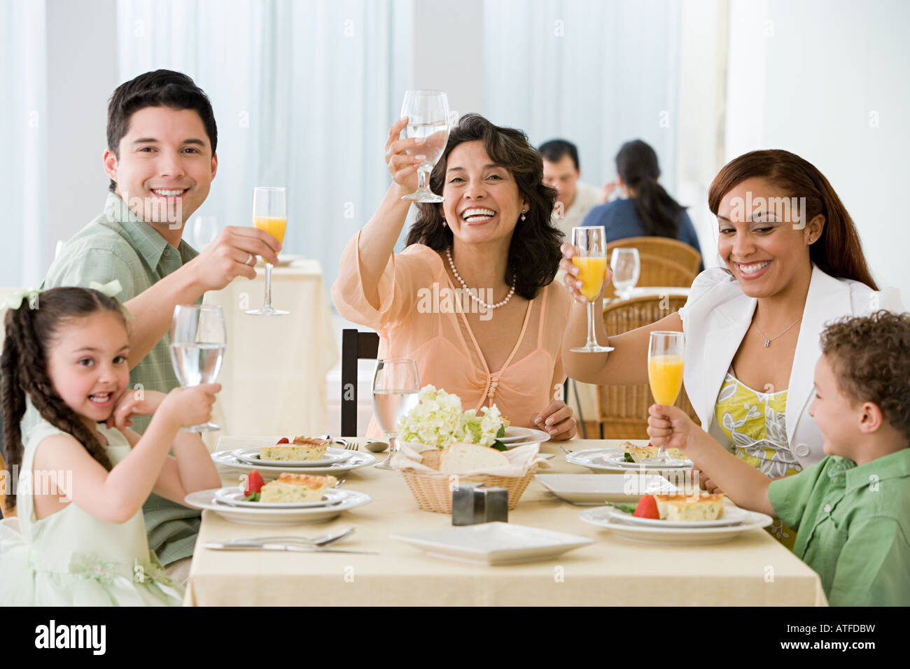 Three generation family of seven hi-res stock photography and images ...