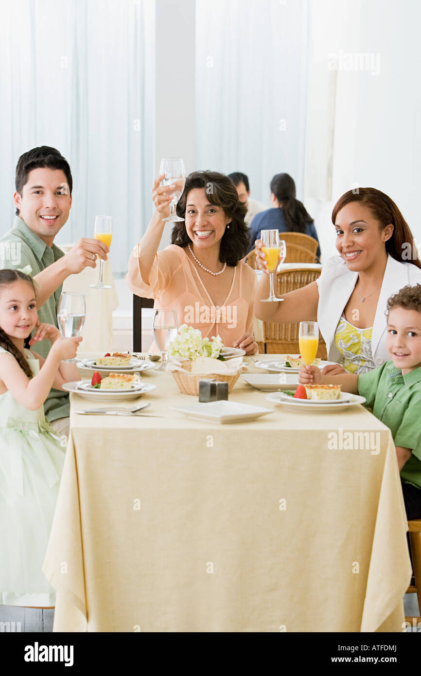 Three generation family of seven hi-res stock photography and images ...