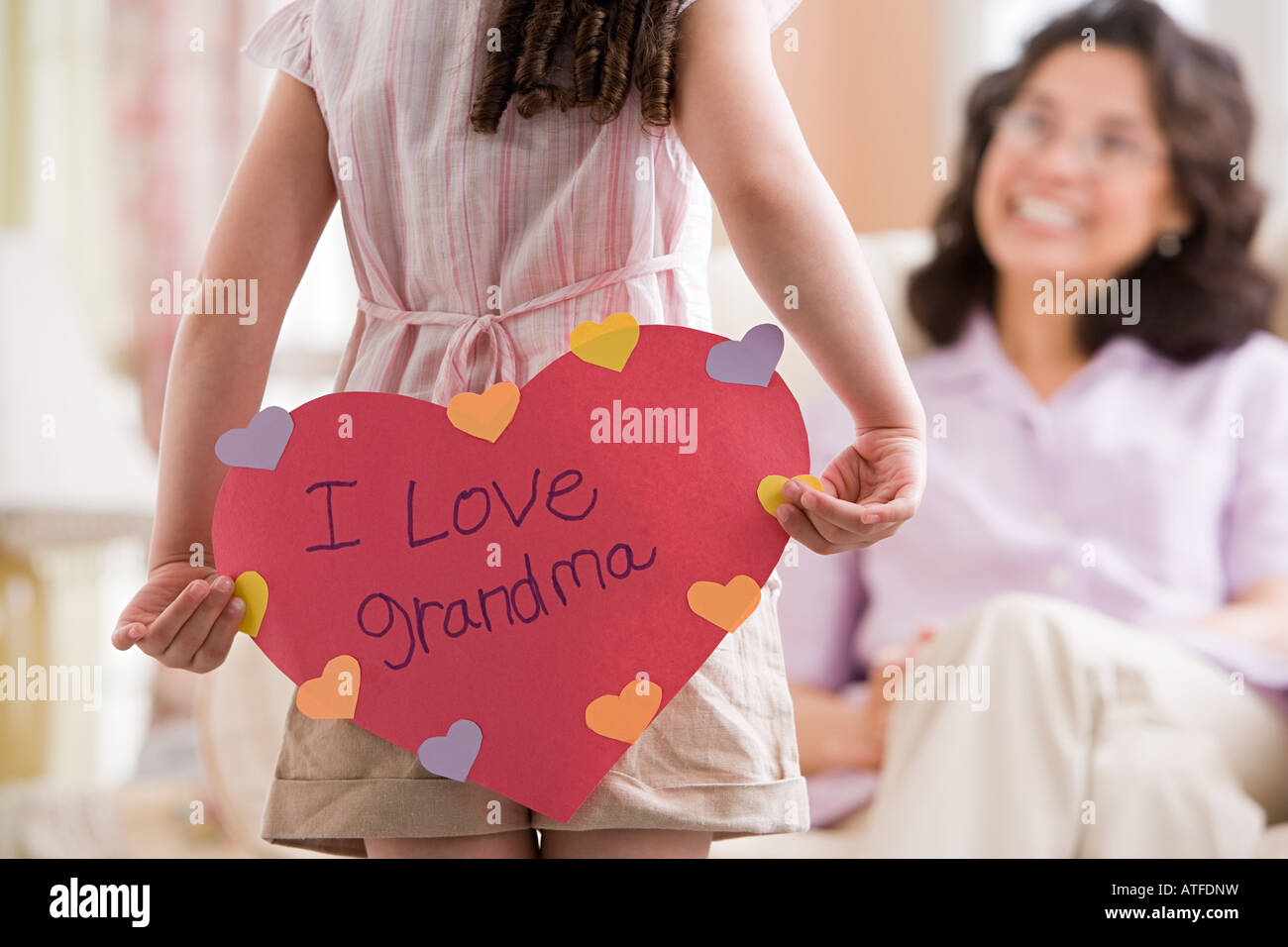 Girl card grandma hi-res stock photography and images - Alamy