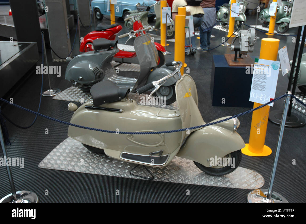 The First Vespa Stock Photo - Alamy